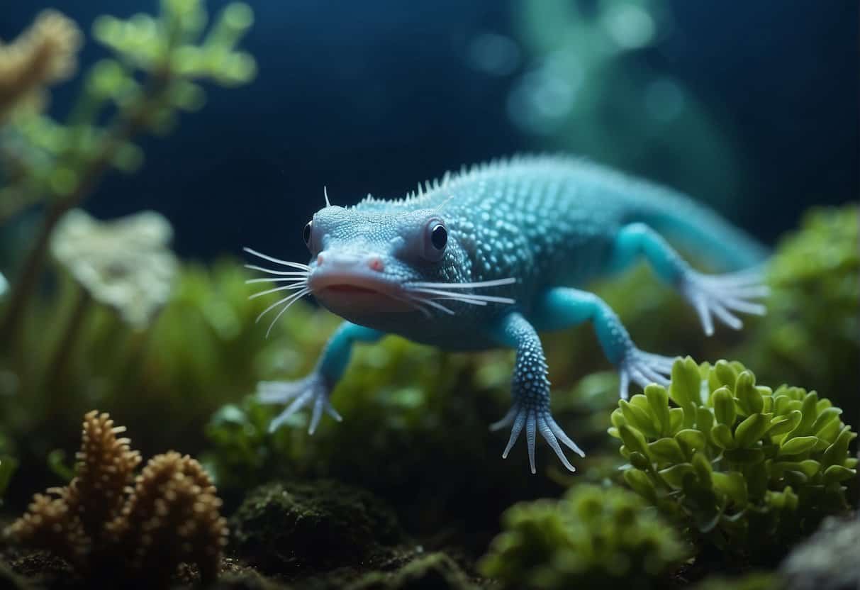 Blue Neon Axolotl: Unveiling the Aquatic Wonder of Our Time - Embora Pets